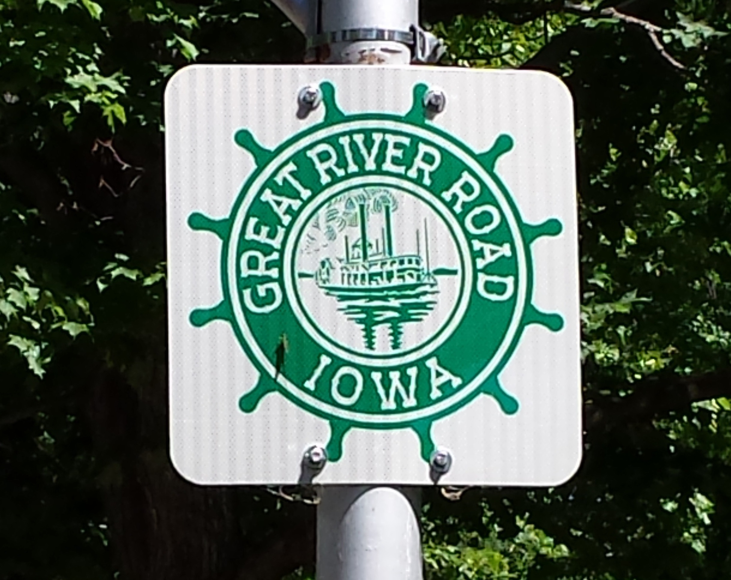 Great River Road Sign | Road Guardians