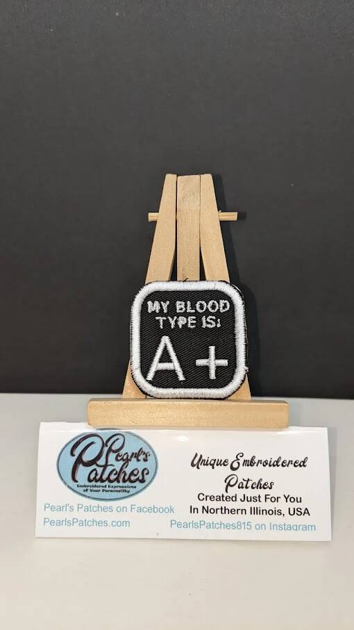 Blood Type Patches | Road Guardians