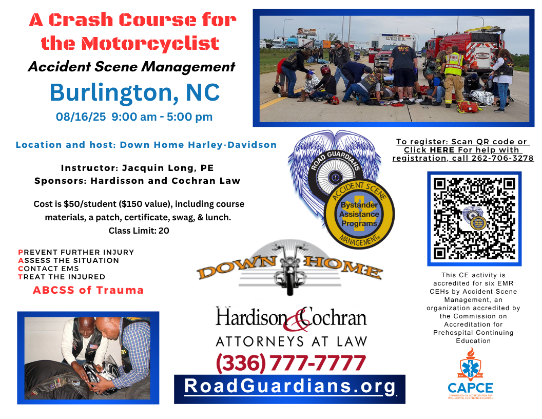 2025-08-16 – Burlington, NC – Basic – 25-1094 | Road Guardians